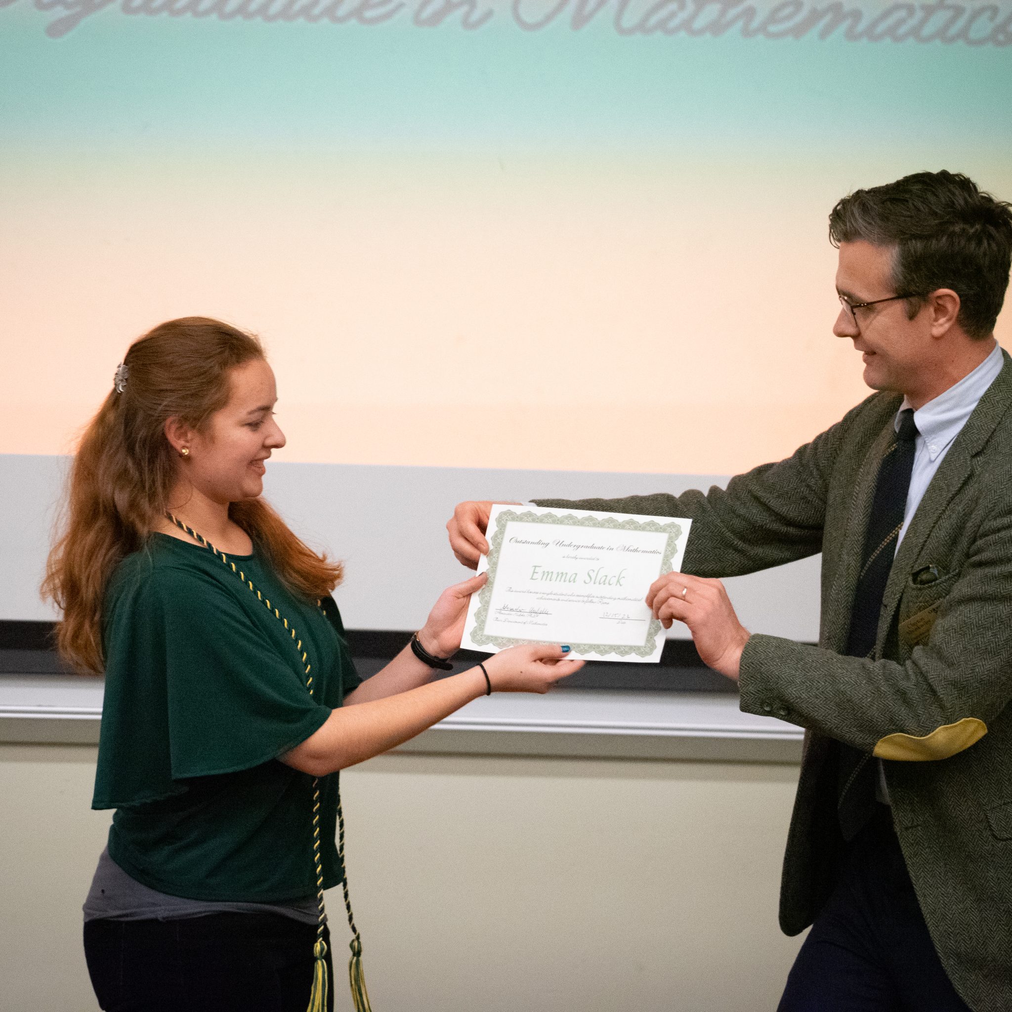 Fall 2023 Inaugural Outstanding Undergraduate in Mathematics ...
